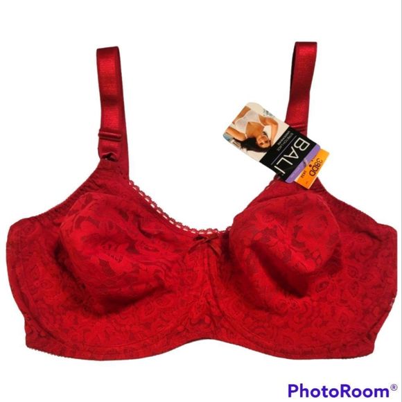 Bali | Intimates & Sleepwear | Nwt Bali Stretch Red Lace Full Coverage ...